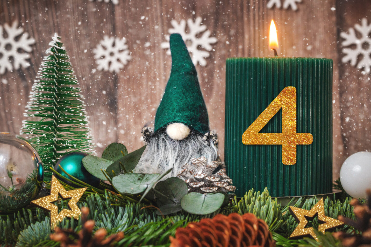 4 Advent Bilder • Grüße & Motive zum Vierten Advent