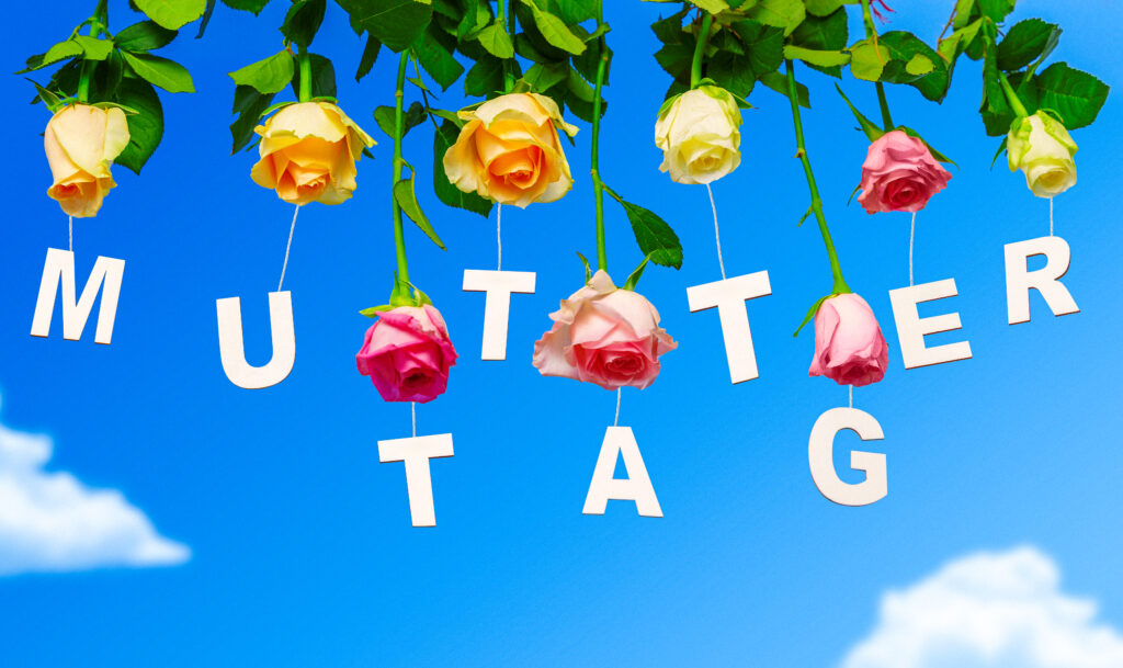 Muttertag - Bild mit Schriftzug • Bihlmayer-MEDIA
